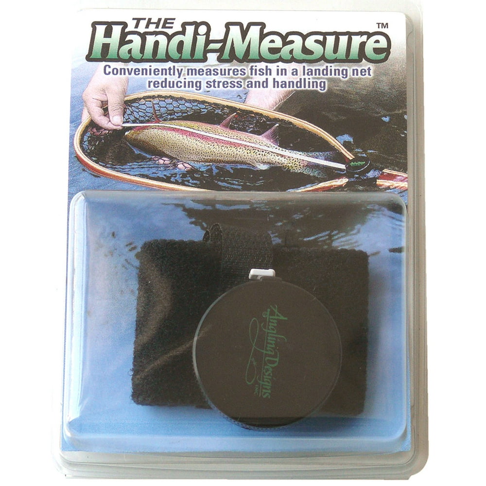 Angling Designs Handi-Measure Tape Measure Attaches to Fly Fishing Nets ...