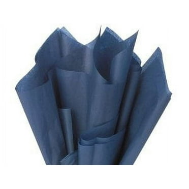 Sapphire Blue Solid Colored Gift Wrap Pom Pom Tissue Paper, 15x20 ...
