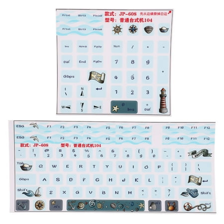 Laptop Keyboard Stickers, Keyboard Stickers PVC Material Scratch ...