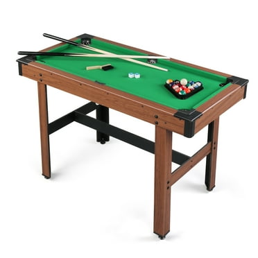 RayChee 48in Portable Folding Billiard/Pool Table for Kids and Adults w ...