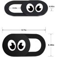 Eye Webcam Cover Slider 0.7Mm Thin - Web Camera Cover Fits Laptop ...