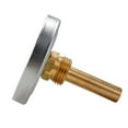 CaraMart 63mm Pipe Thermometer 120℃ Pointer Industrial Thermometer High ...
