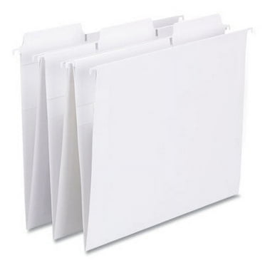 Smead FasTab Hanging File Folders, White, 20 / Box (Quantity) - Walmart.com