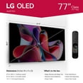 "LG 77"" OLED77G3PUA 4K OLED evo G3 Series Smart TV with a9 AI ...
