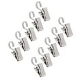 10Pcs Heavy Duty Curtain Clips with Hook Spring Clamps Hanging Clips ...