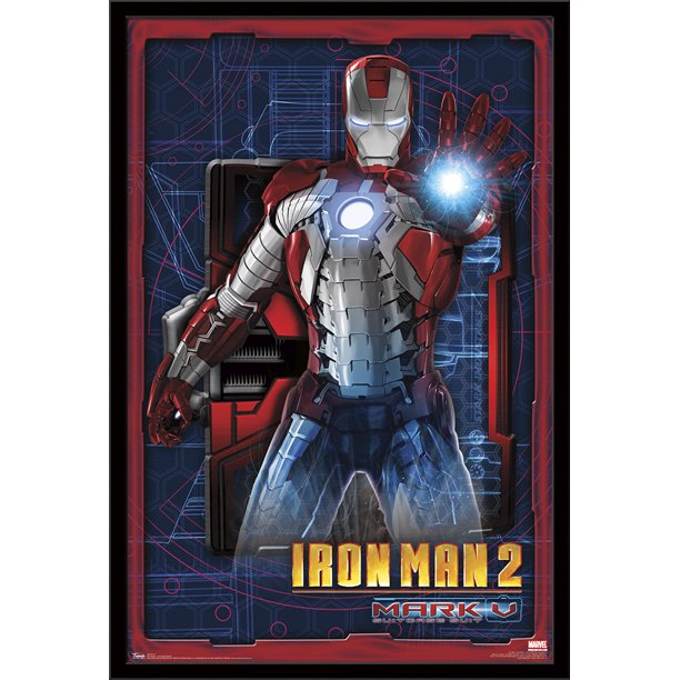 Marvel Cinematic Universe - Iron Man 2 - Briefcase Armor Wall Poster ...