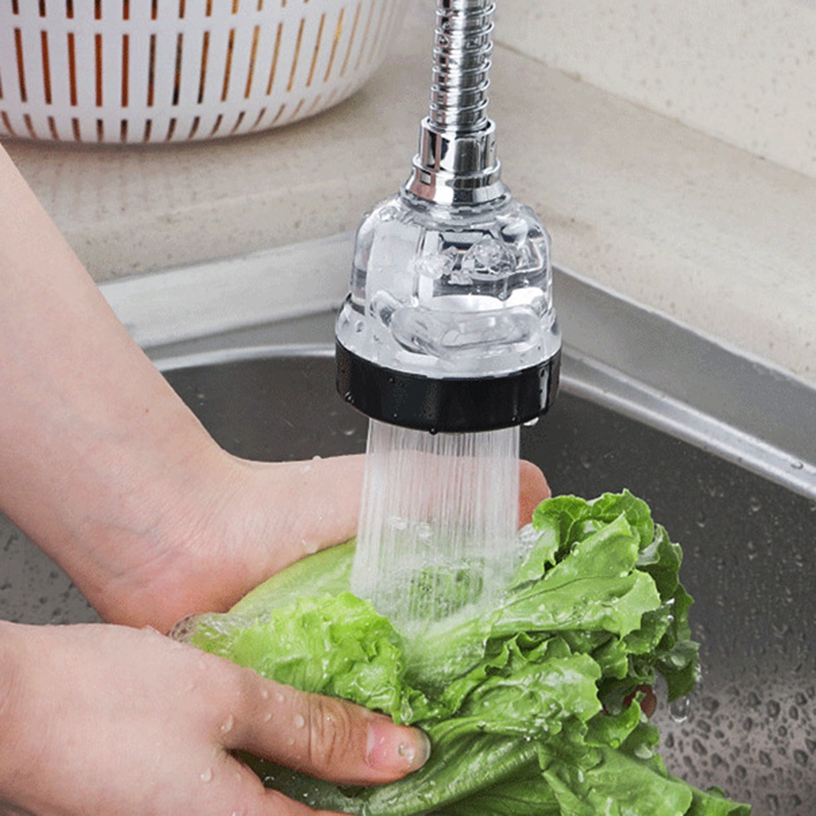 SPRING PARK Tap Head Water Spray 360 Degree Rotatable Faucet Water ...