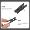 WAXIAYU 50 Black Push Pin Clips for Bulletin Board Decoration and ...