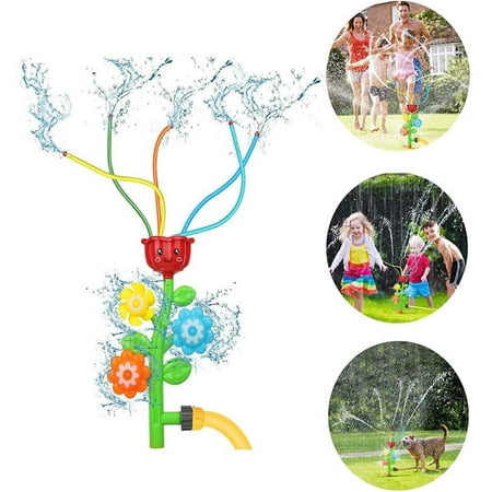 Maoww Outdoor Water Spray Sprinkler for Kids Summer Flower Spray Toy ...