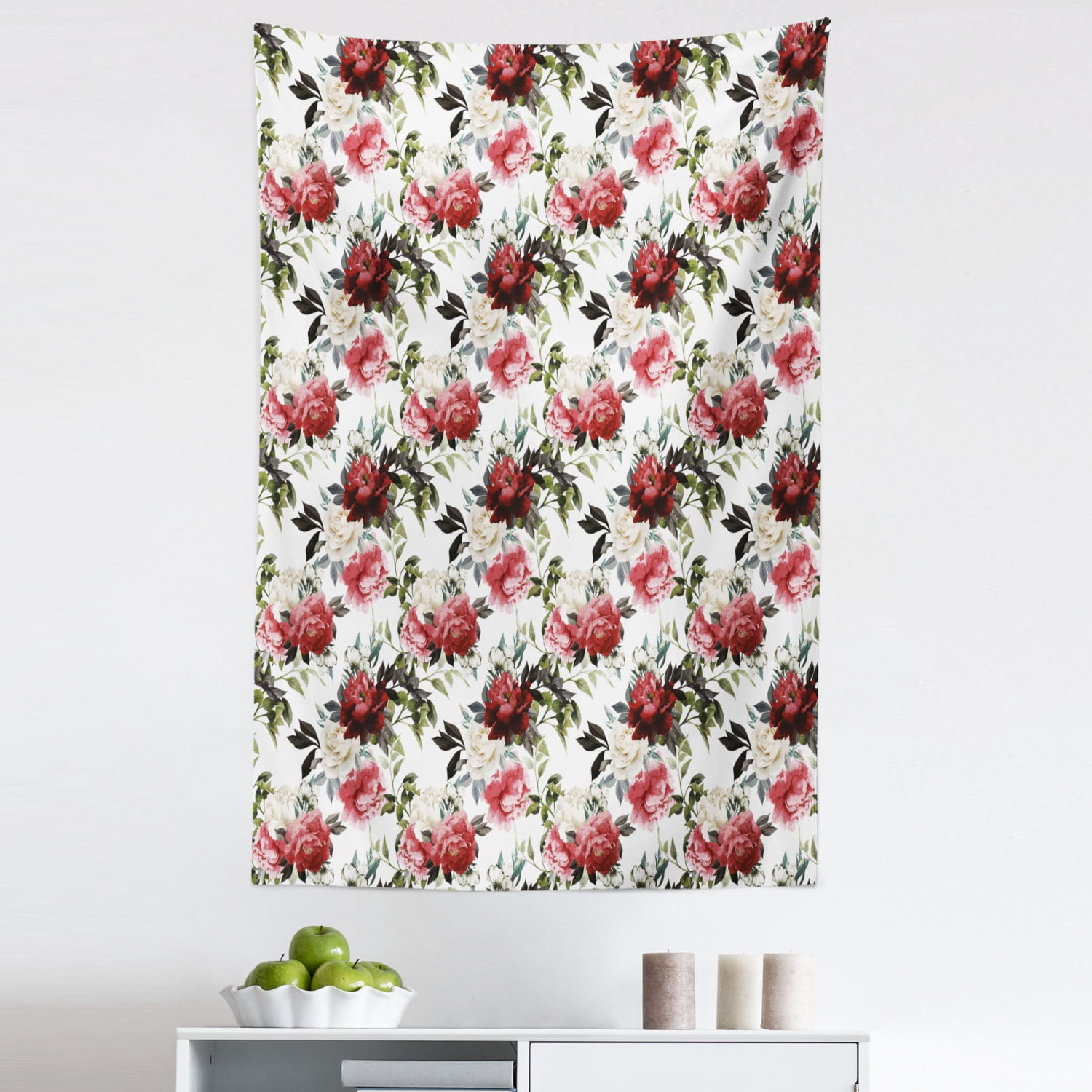 Country Tapestry, Country Style Floral Flower Roses Watercolor Image ...