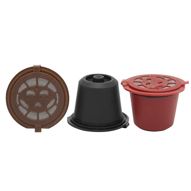 3 Pcs Refillable Reusable Espresso Capsule For Coffee Machine Reusable ...