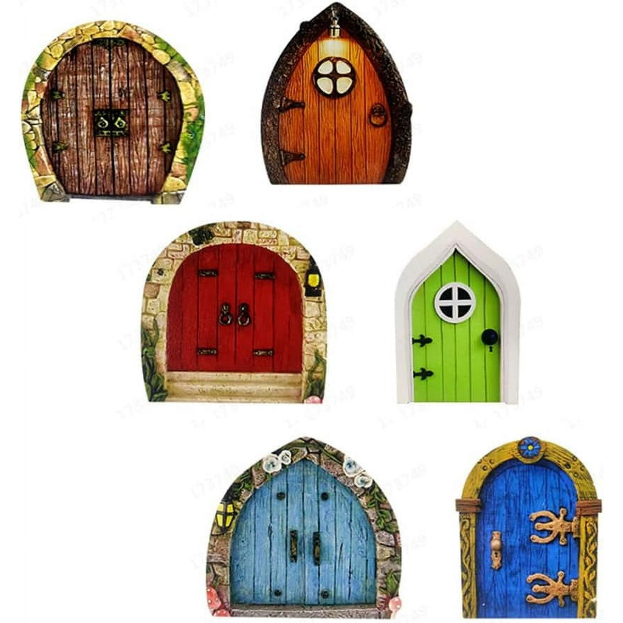 Click here for Laicaiw Mini Fairy Garden Door 6pcs Garden Statues... prices