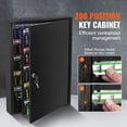 200-Key Cabinet, Key Lock Box with Adjustable Racks, Security Key ...