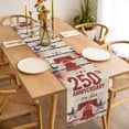 250th Anniversary Dining Table Runner, Liberty Bell Stars Vintage 1776 ...