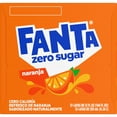 Fanta Zero Sugar, Caffeine-Free Orange Fruit Soda Pop, 12 fl oz, 12 ...