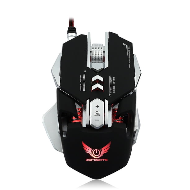 ZERODATE X300GY USB Wired Competitive Gaming Mouse Mechanical Game Mice ...