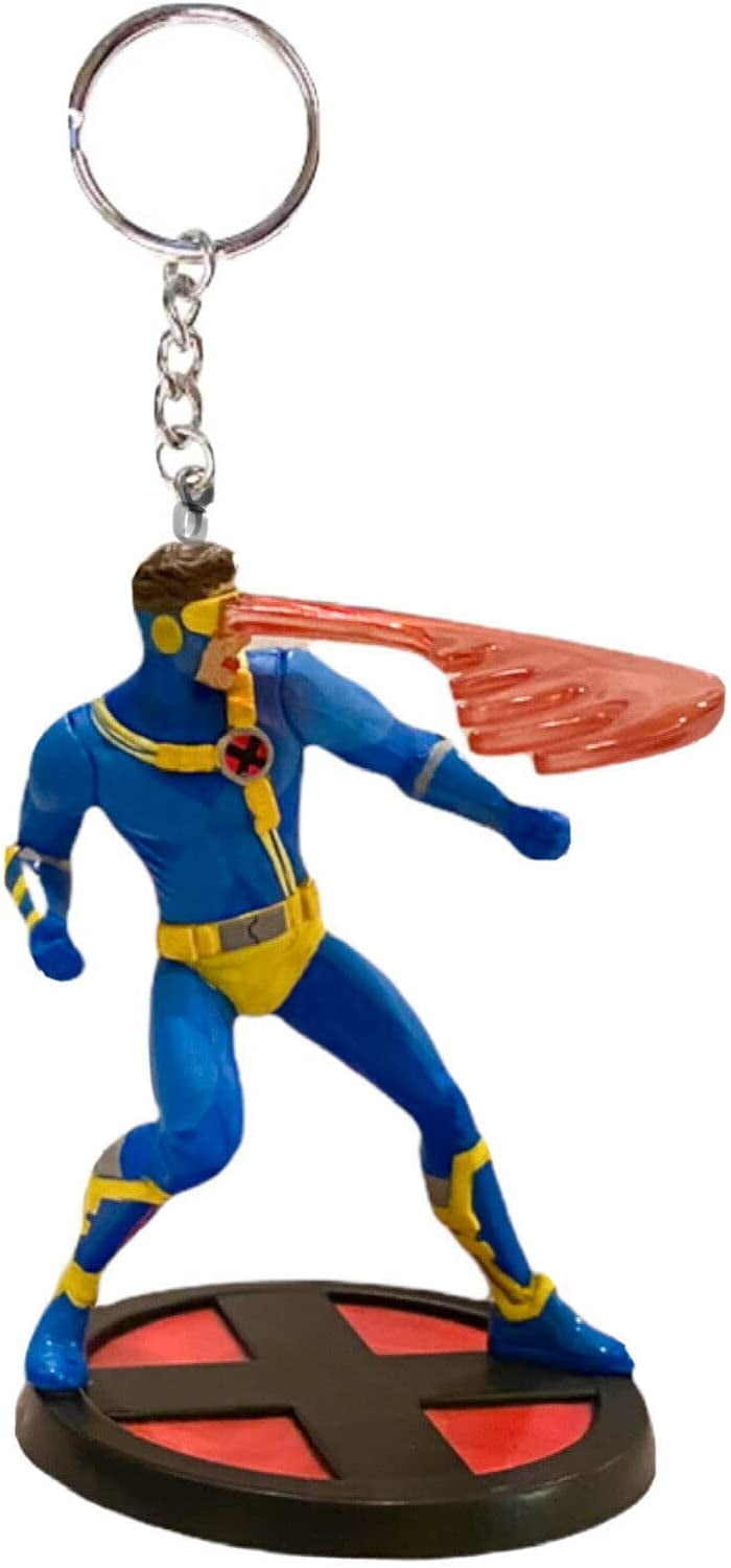 Cyclops X-Men PVC Key Ring Keychain Ornament Figure Figurine Charm ...
