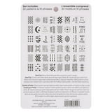 48 Patterns & Phrases Stencils by Craft Smart® - 3.5" x 4.5" - Walmart.com