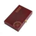 50 Pcs Wood Coin Protection Display Box Storage Case Holder Round Box ...