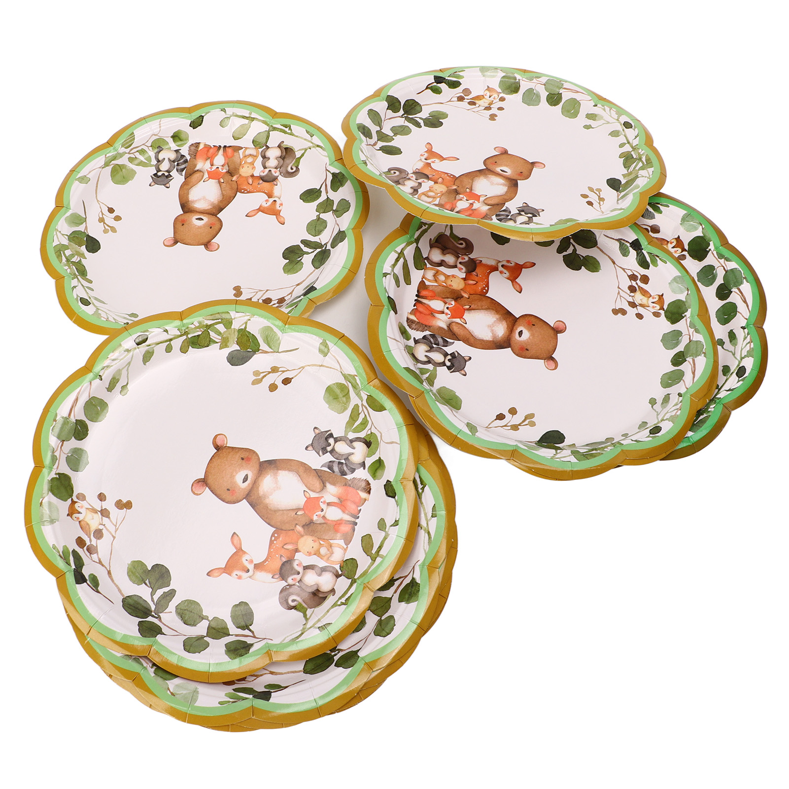 Oh Baby Paper Plates - Small Baby Shower Party Supplies Table ...