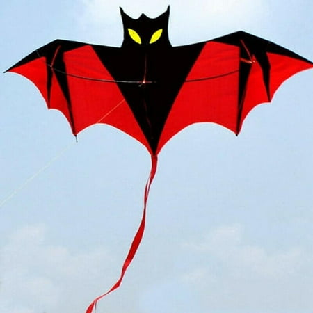 Bat kite - Big Bat Vampire - single line kite for children from 3 years ...