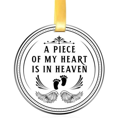 Baby Loss Infant Memorial Ornament Christmas Keepsake- A Piece of My ...