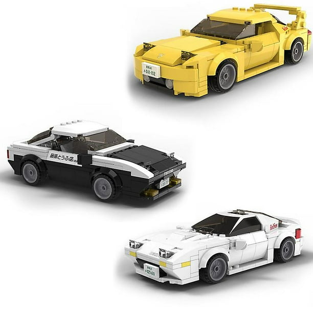 1:24 Scale Technics Initial D Ae86 Rx7 Fc3s Building Block Fd3s Vehicel ...