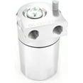 Polish Baffled Oil Catch Can Reservoir Tank Breather Filter Kit with 3/ ...