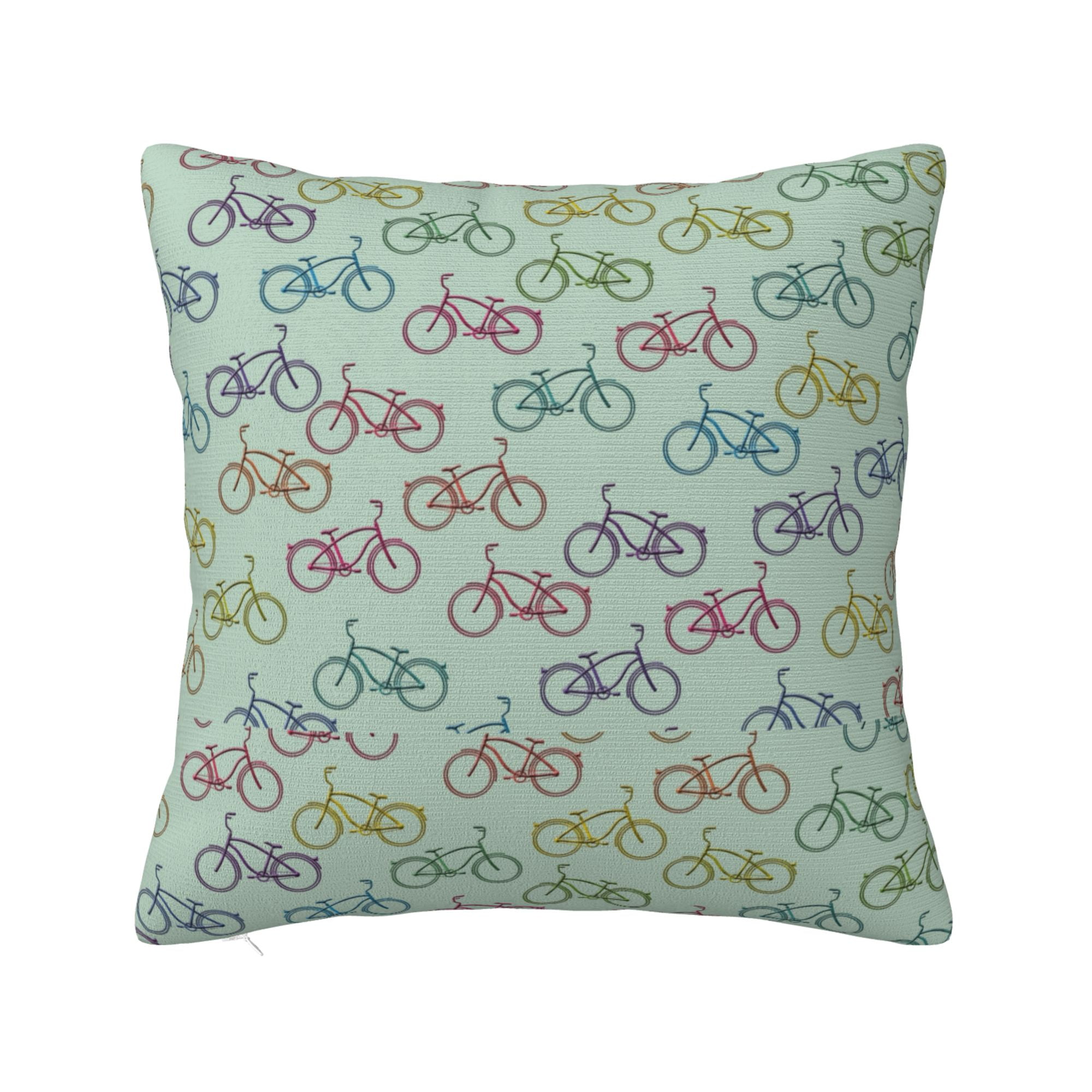 ZICANCN Bicycle Bikes Throw Pillow Covers, Bed Couch Sofa Knit ...