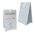 Premium Corrugated Plastic Dry Erase Marquee Easel - 355"H X 23"W X 15 ...