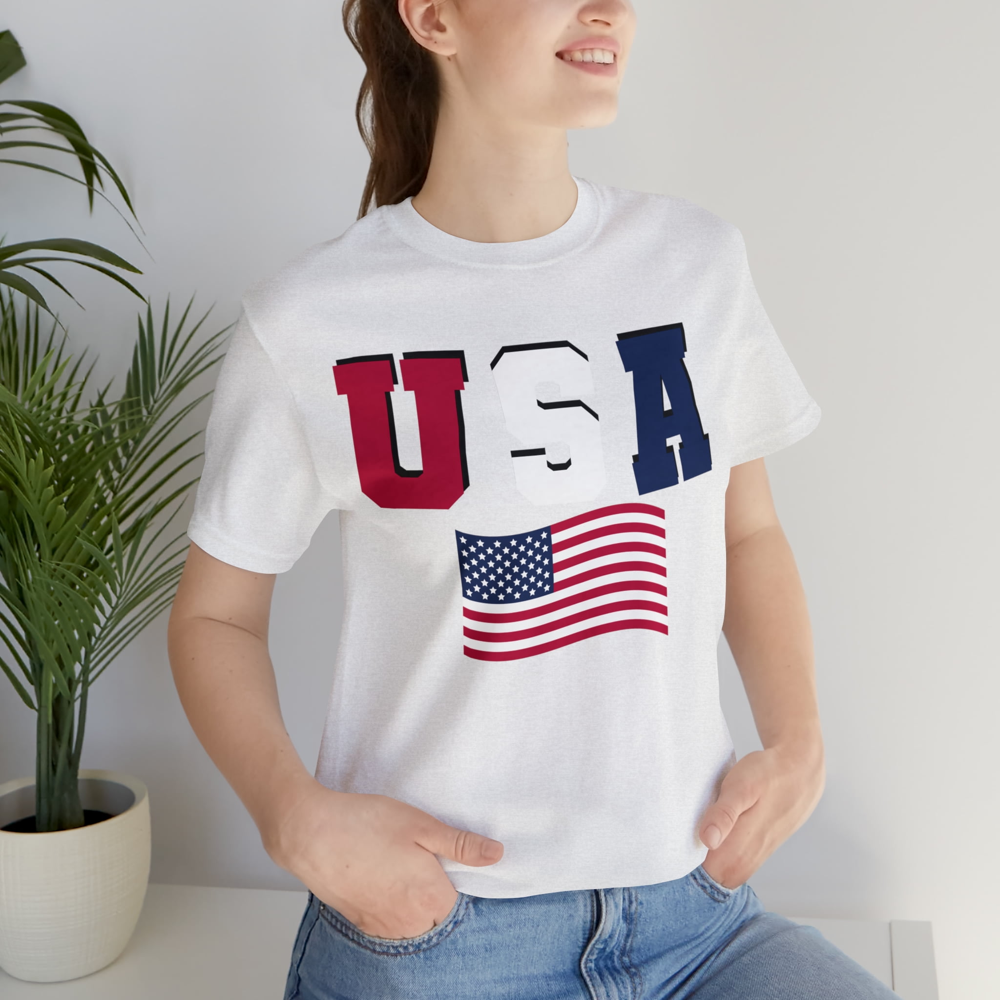 4th of July shirt, USA shirt American flag T shirt, Red, USA flag shirt ...