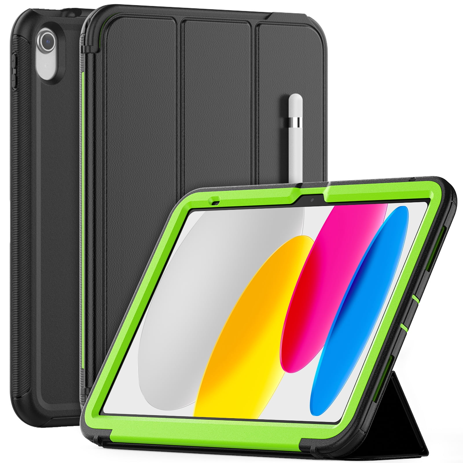 Allytech for iPad 10th Gen Case with Pencil Holder, 2022 iPad 10.9 Inch ...