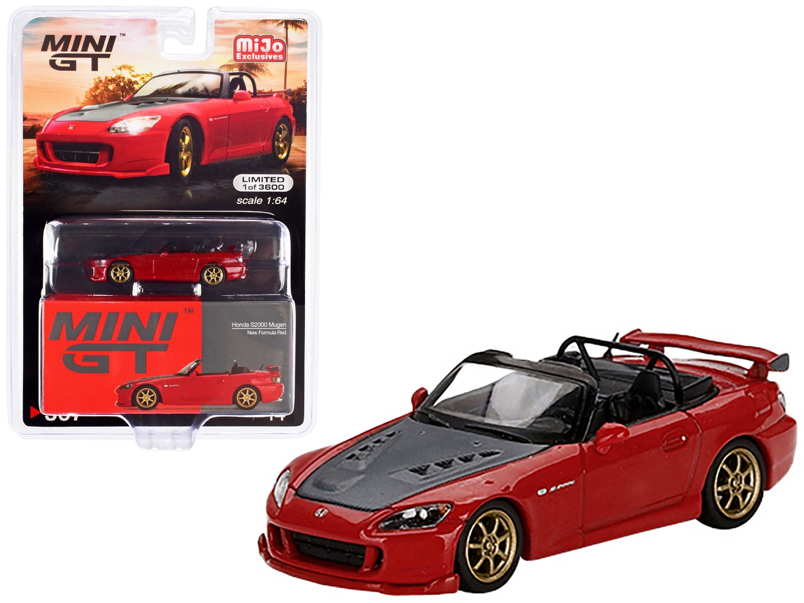 Honda S2000 (AP2) Mugen Convertible New Formula Red w/Carbon Hood Ltd ...