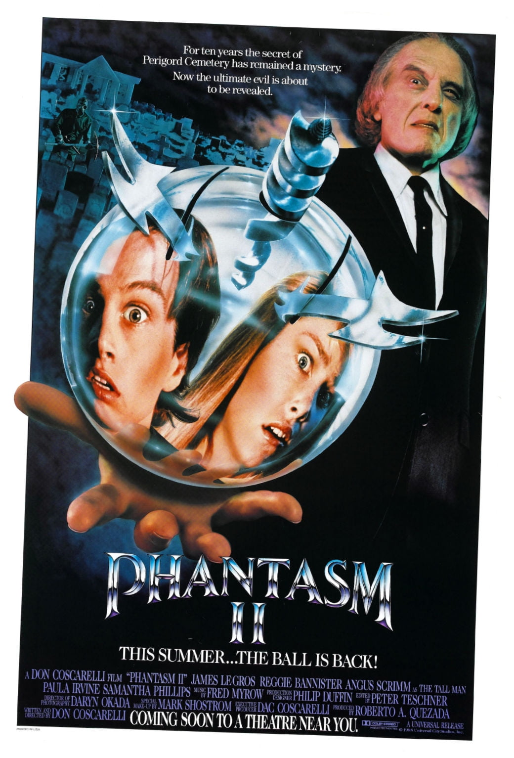 Phantasm 2 Movie Poster 11inx17in Mini Poster 11x17 poster - Walmart.com