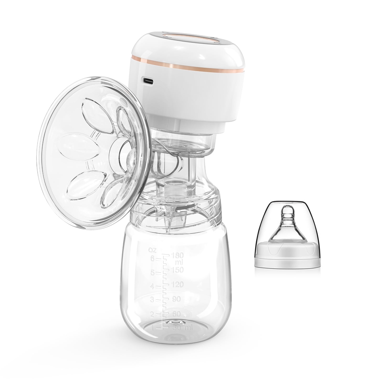 Extractor de leche eléctrico integrado Extractor de leche manos libres ...