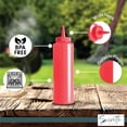Servette Home Refillable Ketchup and Mustard Squeeze Bottles, 14 oz ...