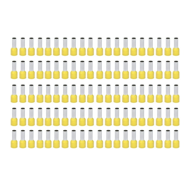 Ecomeon Insulated Pin End Terminal,100PCS PVC Insulated Ferrules ...