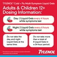 Tylenol Day & Night Cold & Flu Multi-Symptom Liquid Gels Pack, 24 Count ...