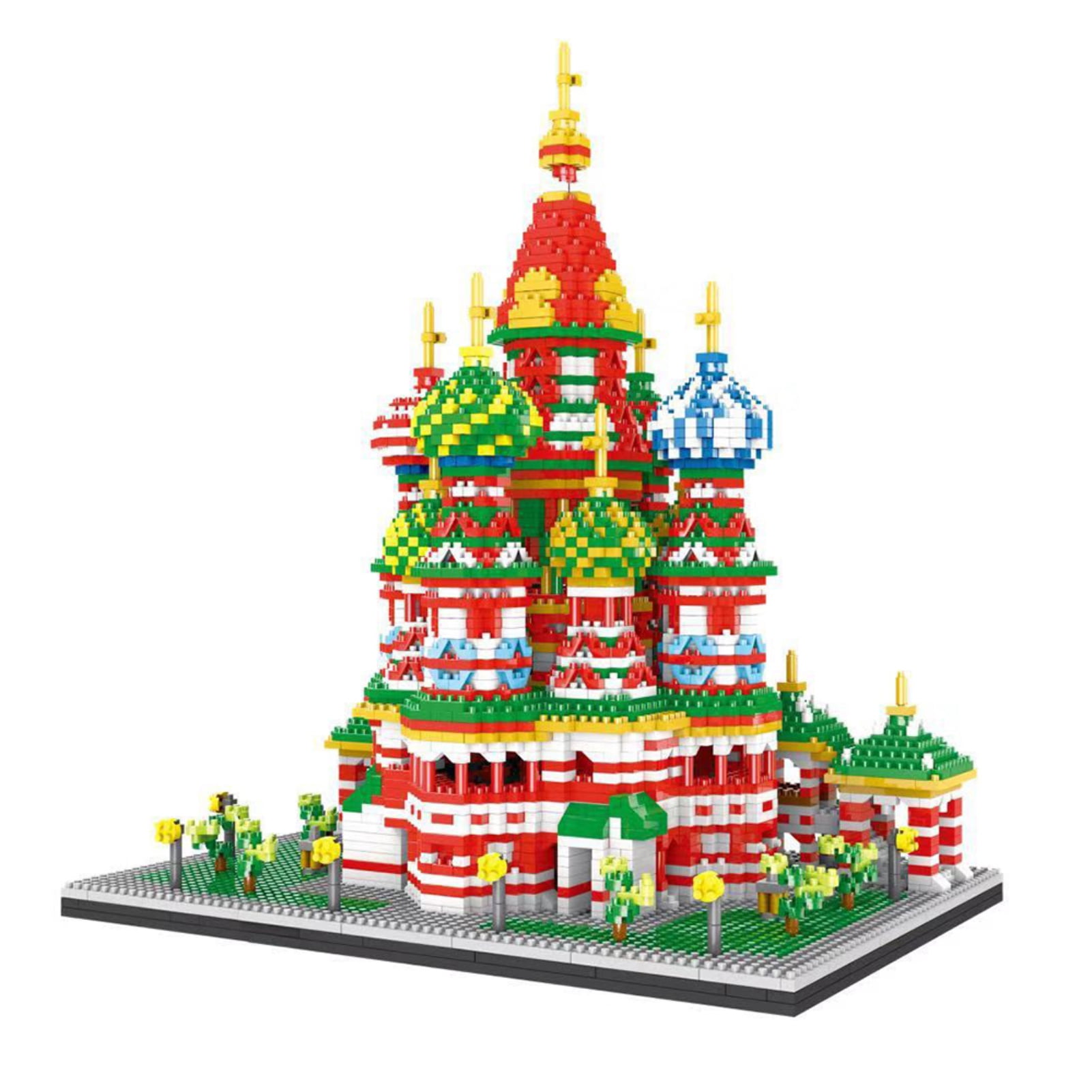Yeacher 9918 Model Wassili Cathedral Atomic Building Blocks Kit 4650pcs ...