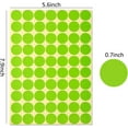 3/4" Round Dot Stickers, 2240 Pcs, 16 Colors, Color Coding Circle Sticky Labels - Walmart.com