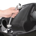BarberPub Backwash Ceramic Shampoo Bowl Sink Chair Station Spa Salon ...
