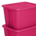 Free Shipping! Sterilite Plastic Storage Container with Snap-On Lid 18 ...