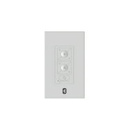 White 5 Gang Button 10A 250V Wall Mount Light Switch Plate - Walmart.com