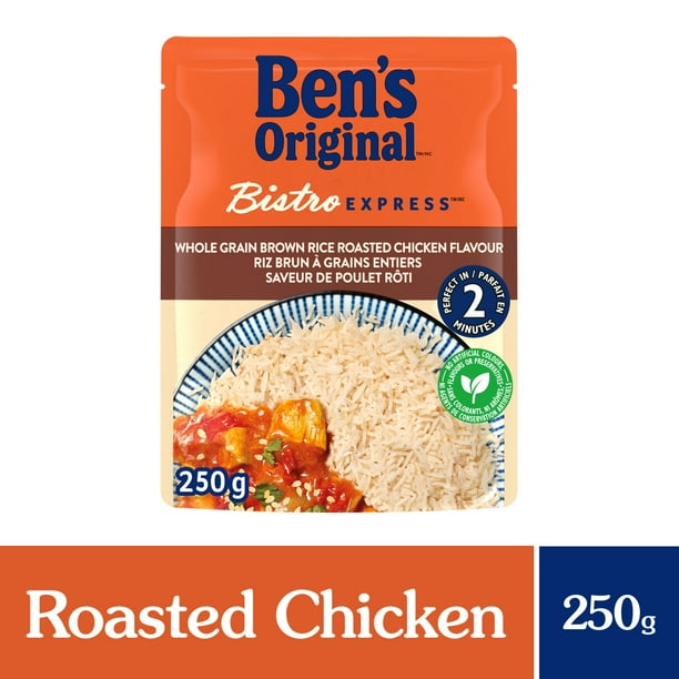 BEN'S ORIGINAL BISTRO EXPRESS Brown Rice, Roasted Chicken Flavour, 250g ...