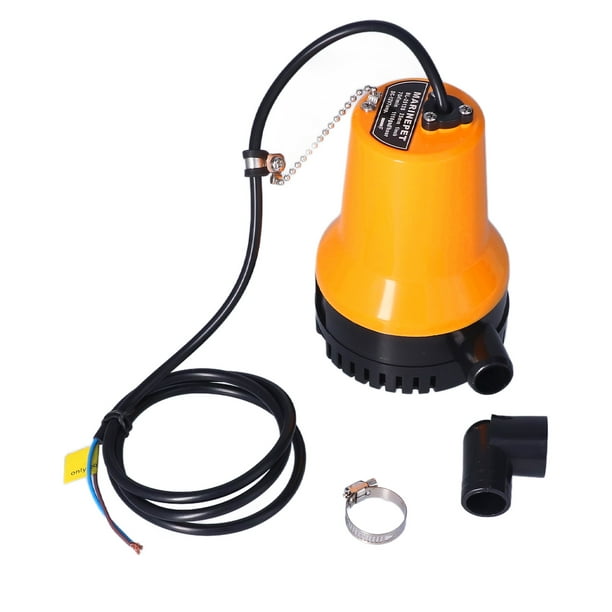 Bilge Water Pump, Vane Drive Electric Bilge Pump Single Stage 12V ...
