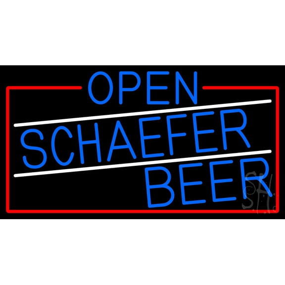 Red Happy Hour With Blue Martini Glass LED Neon Sign 20 x 37 - inches ...