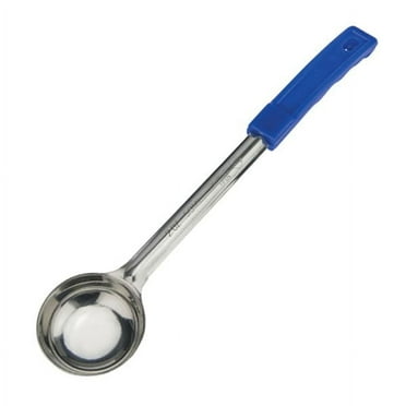 Winco 3 oz. Commercial Beige Solid Portion Spoon with Plastic Handle ...
