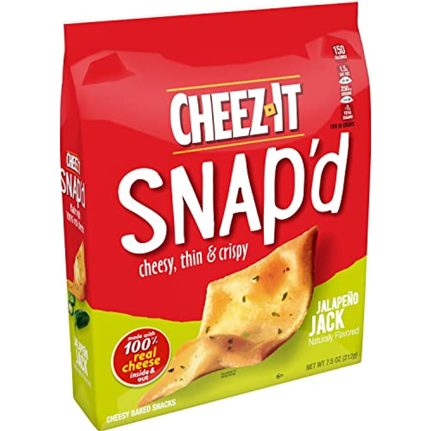Cheez-It Snapd Cheese Cracker Chips, Thin Crisps, Lunch Snacks ...