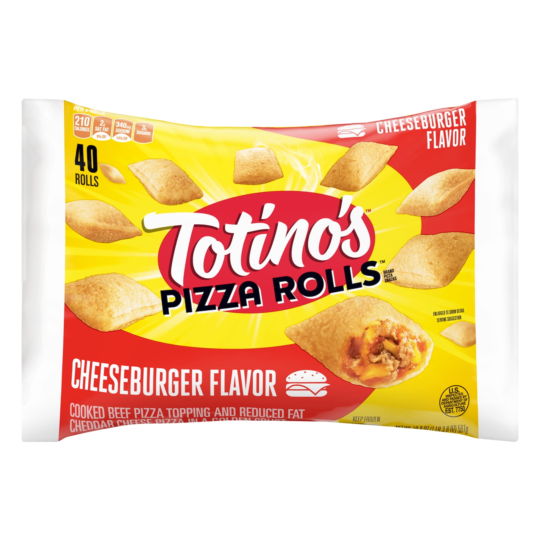 Totino's Cheeseburger Pizza Rolls 40ct – BrickSeek