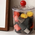 Clear Candy Jar, Airtight Plastic Cookie Jars with Lids, Wide Mouth ...
